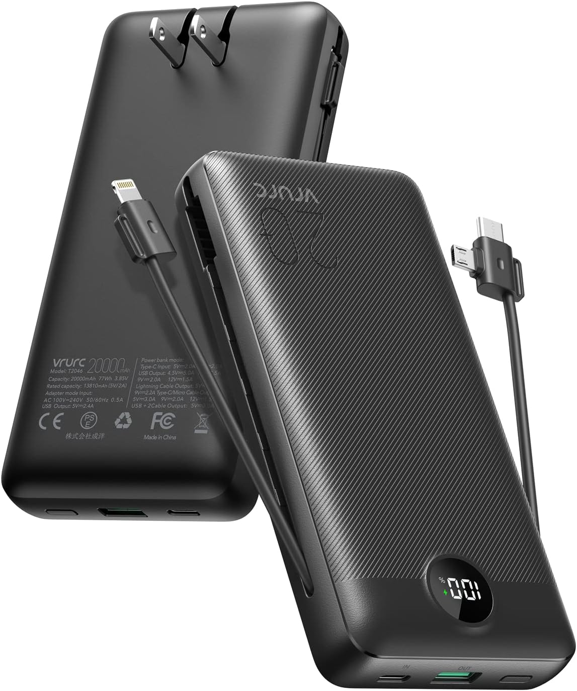 Portable Charger for iPhone 20000mAh, 22.5W USB C Fast Charging Power ...