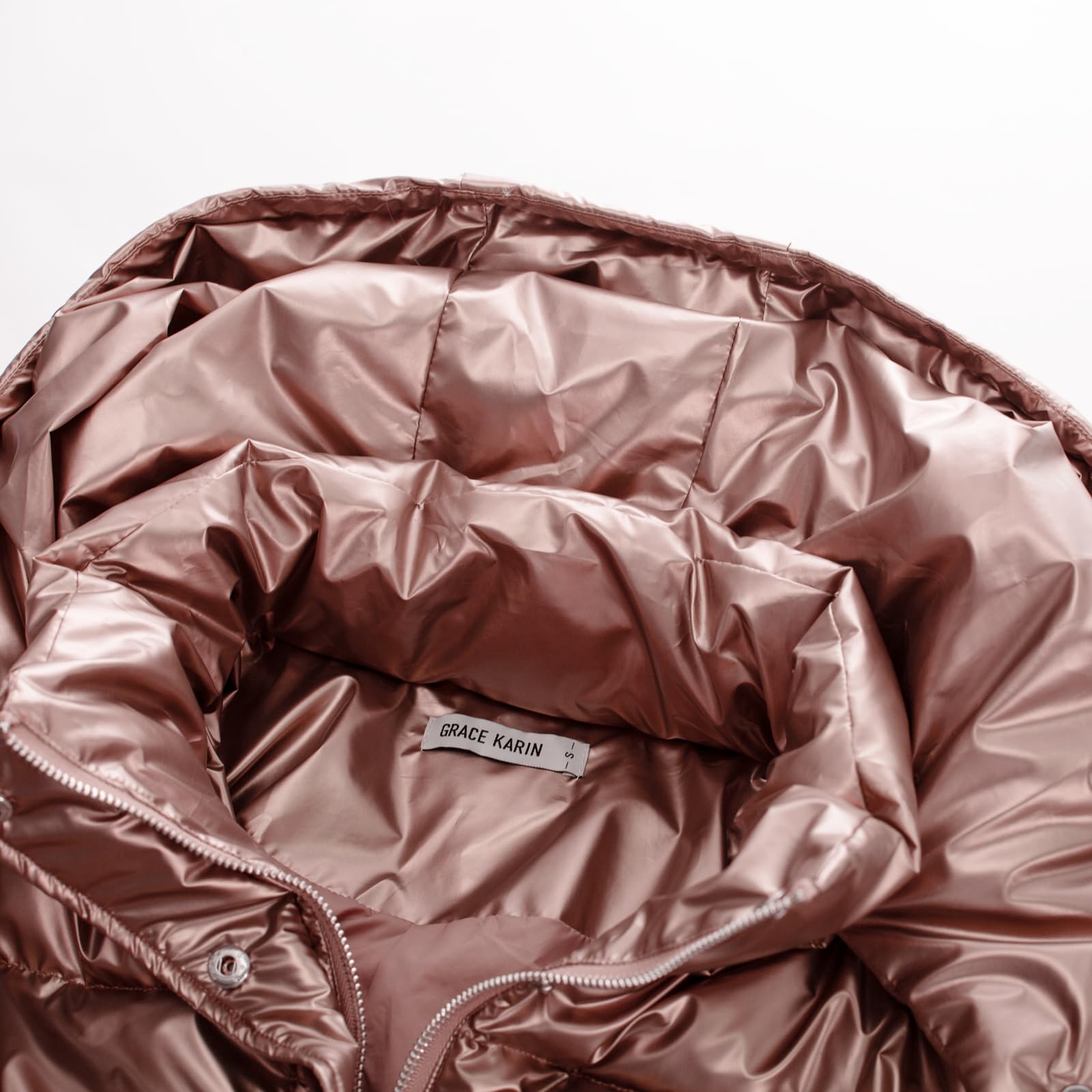 GRACE KARIN Long Winter Coats for Women Plus Size Long Puffer Coat With ...