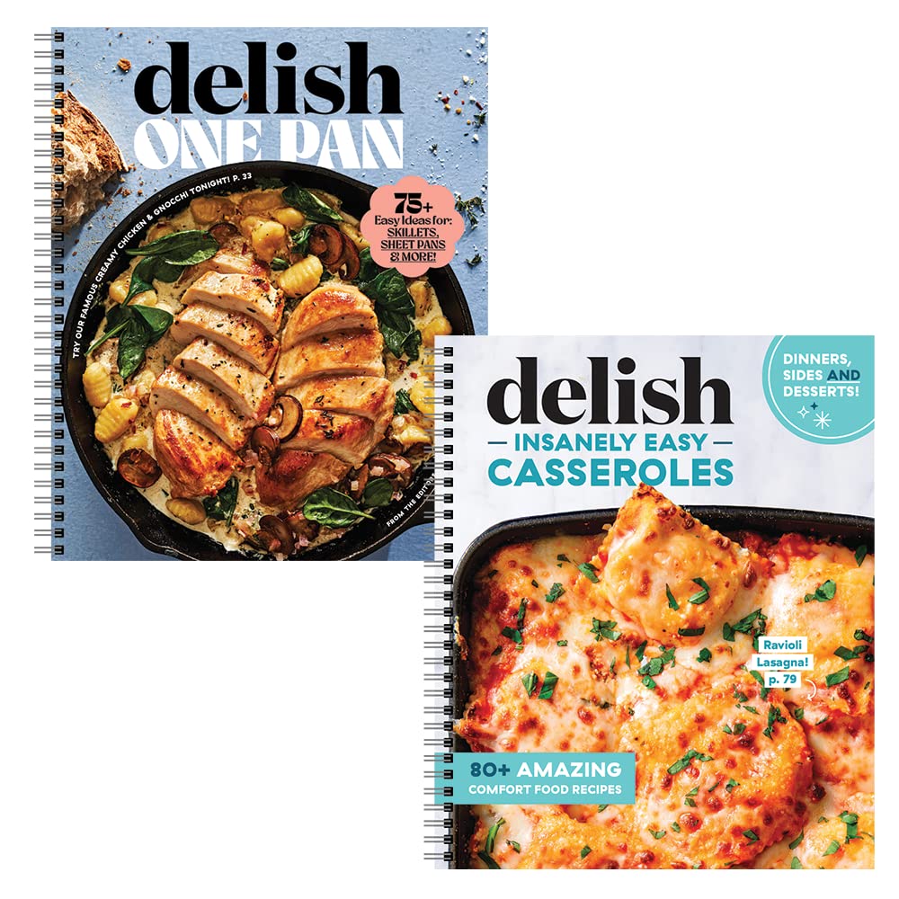Amazon.com: Delish One Pan and Delish Insanely Easy Casseroles : Home ...