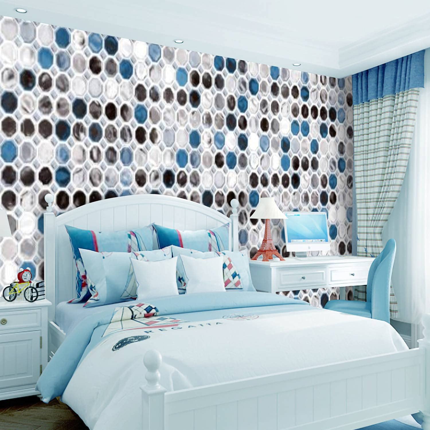 Azulejos De Mosaico Para Pared De Dormitorios 10 Diseños Del Azulejo