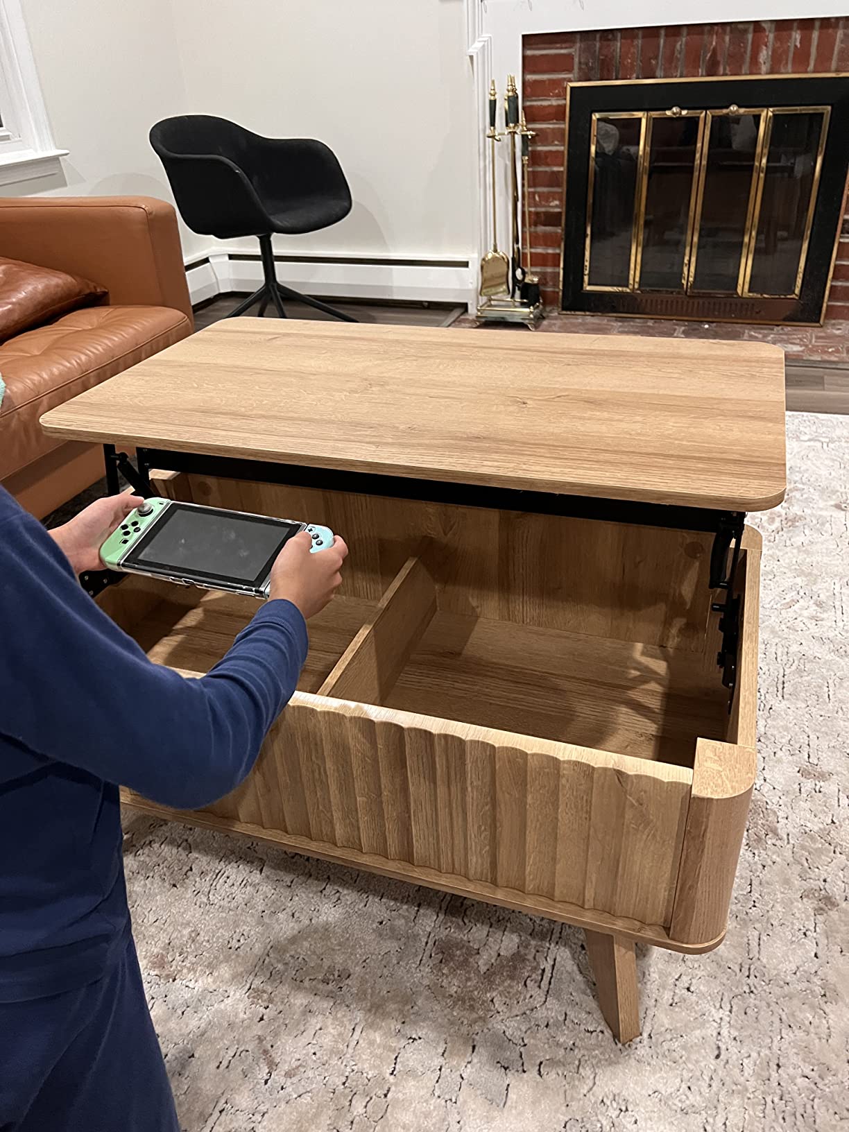 $35/mo - Finance Mopio Brooklyn Mid-Century Modern Lift Top Coffee ...