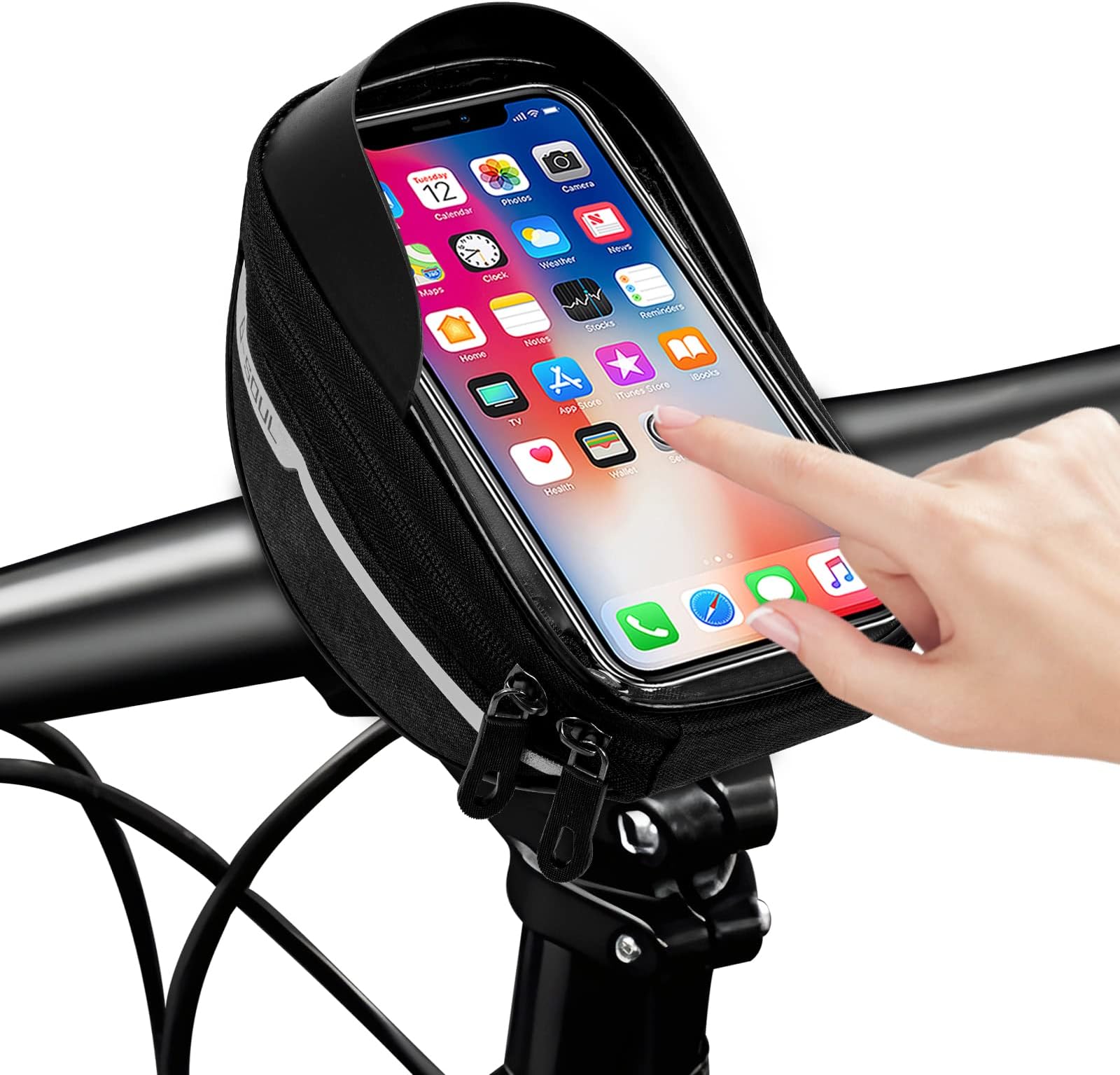Corpower Support Téléphone Vélo Etanche, Sacoche de Cadre Vélo avec ...