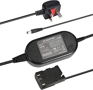 Smartpow Camera AC Adapter ACK-E6 Fully Decoded Power Charger kit for ...