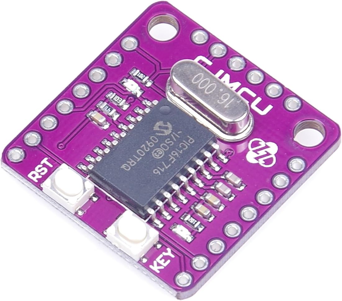 Amazon.com: KNACRO PIC16F716 8-Bit Flash-Based Microcontroller with A/D Converter and Enhanced ...