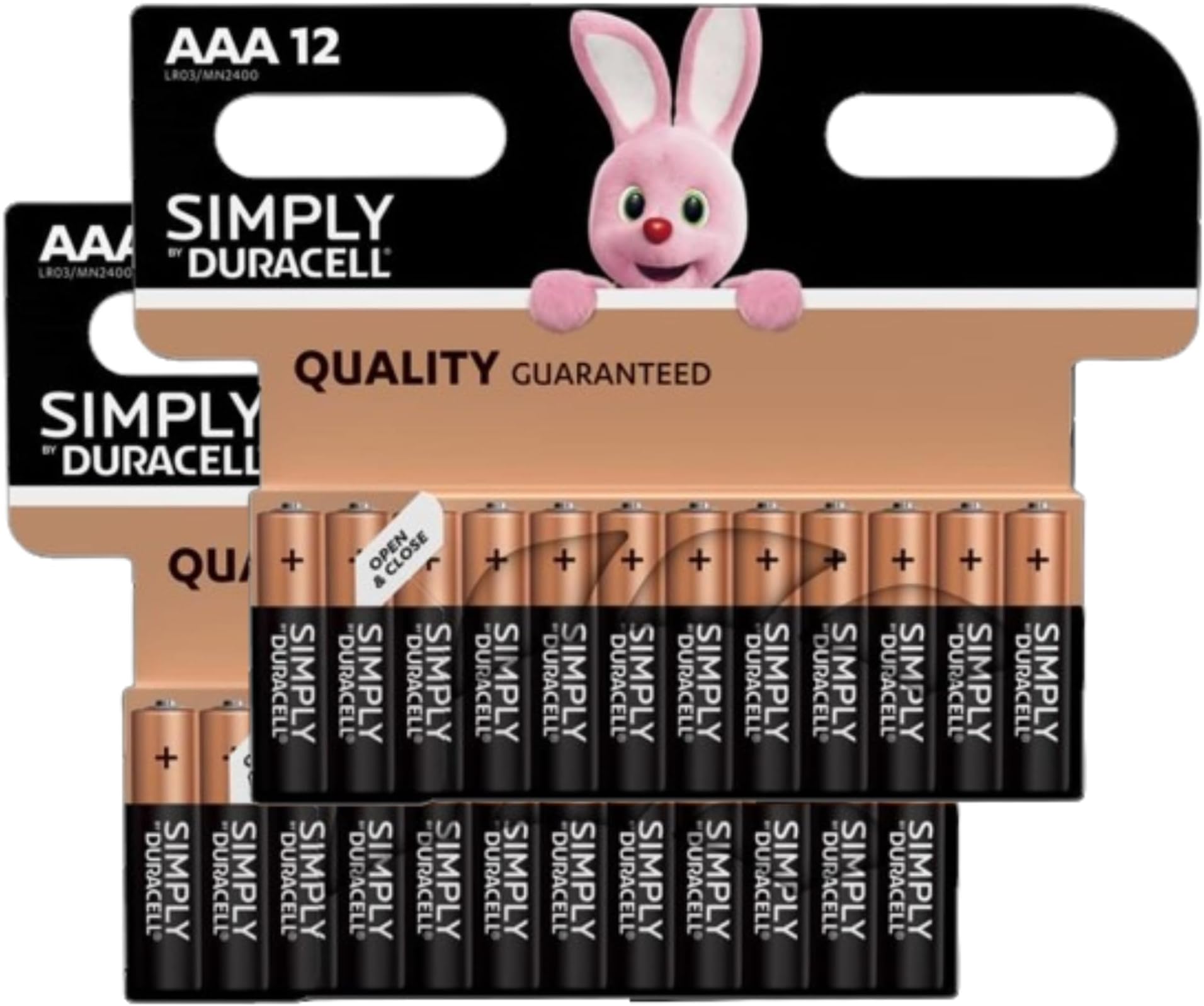 Duracell Plus MN2400 AAA Alkaline Batteries (Pack of 24): Amazon.co.uk ...