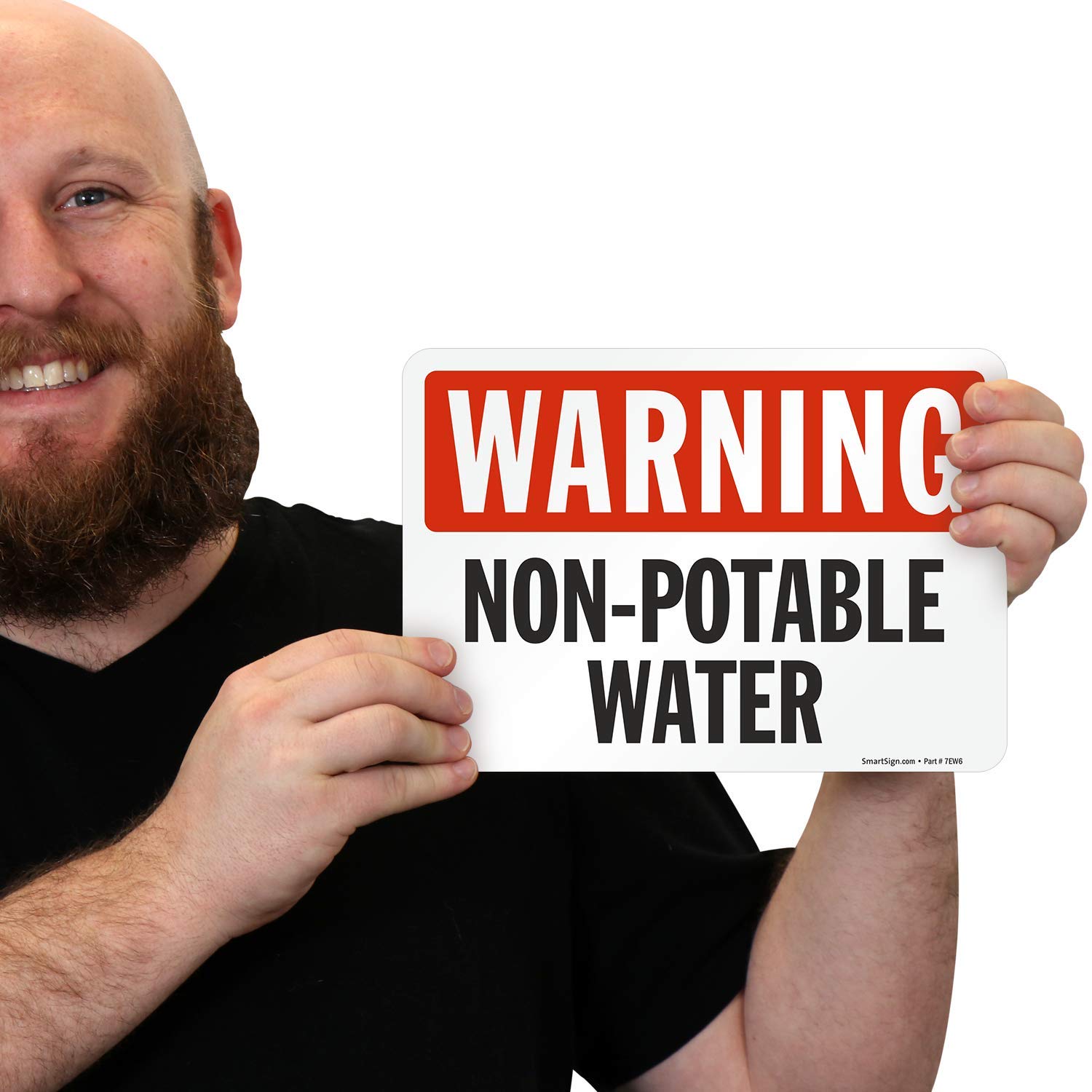 Notice Non Potable Water Sign