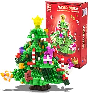 Amazon.com: Christmas Building Blocks Kit Set - New Christmas Tree Toy ...