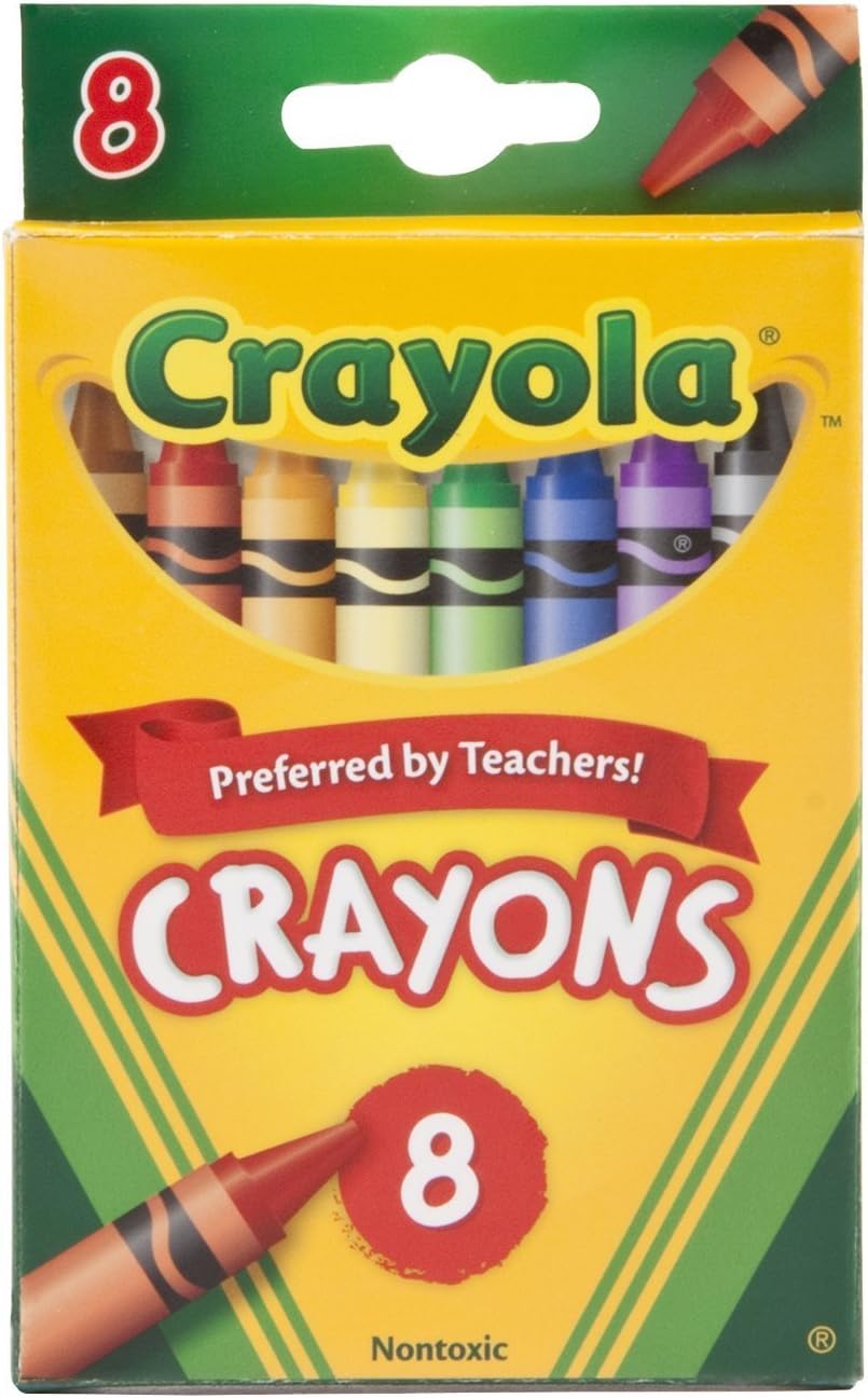 Amazon.com: Crayola Large Crayons - White (12ct), Single Color Crayon ...