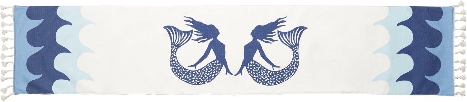 Amazon.com: C.R. Gibson Cotton Table Runner by Kate Nelligan, Double ...