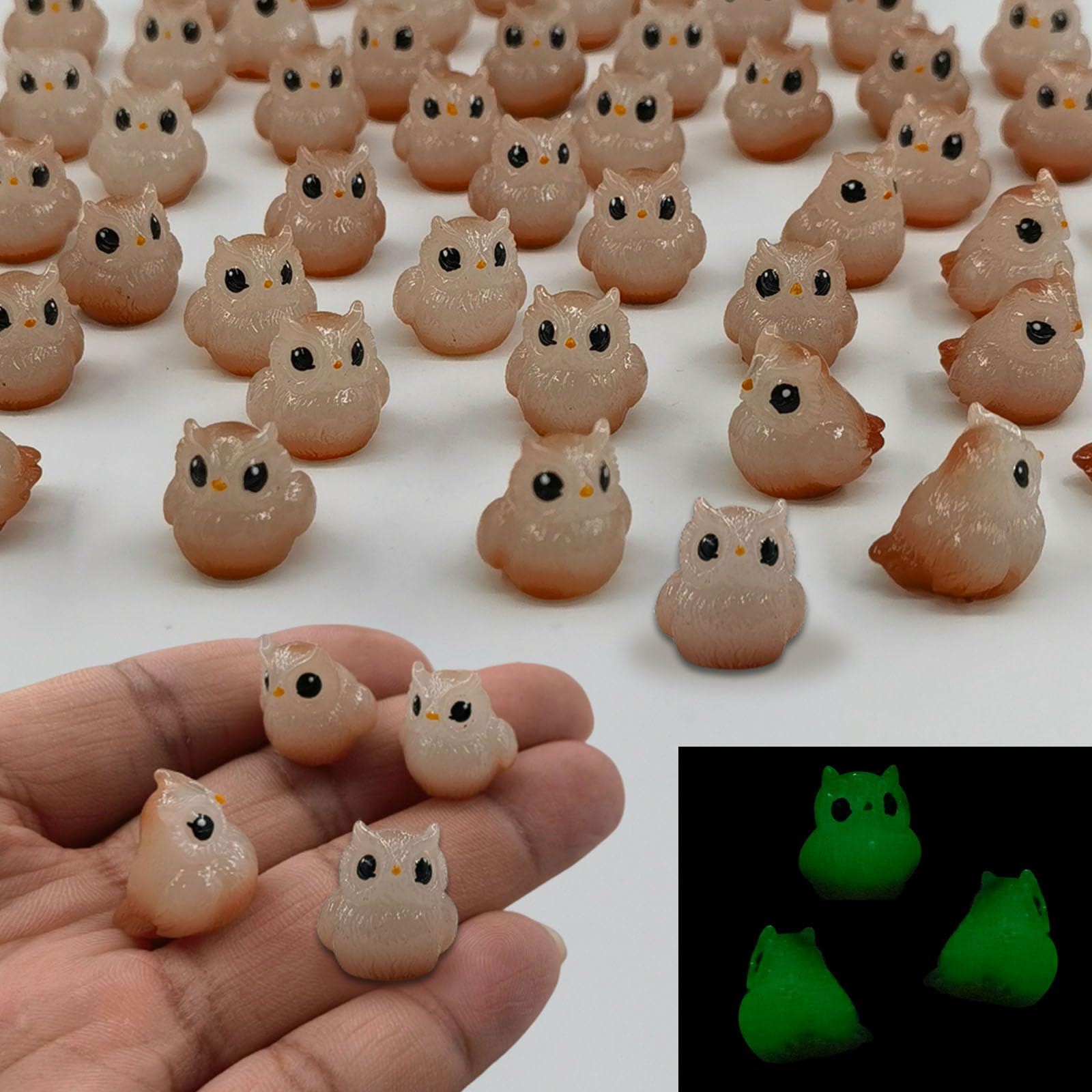 Amazon.com: SparkleFab Luminous Mini Resin Animals 30 Pcs Tiny Resin ...