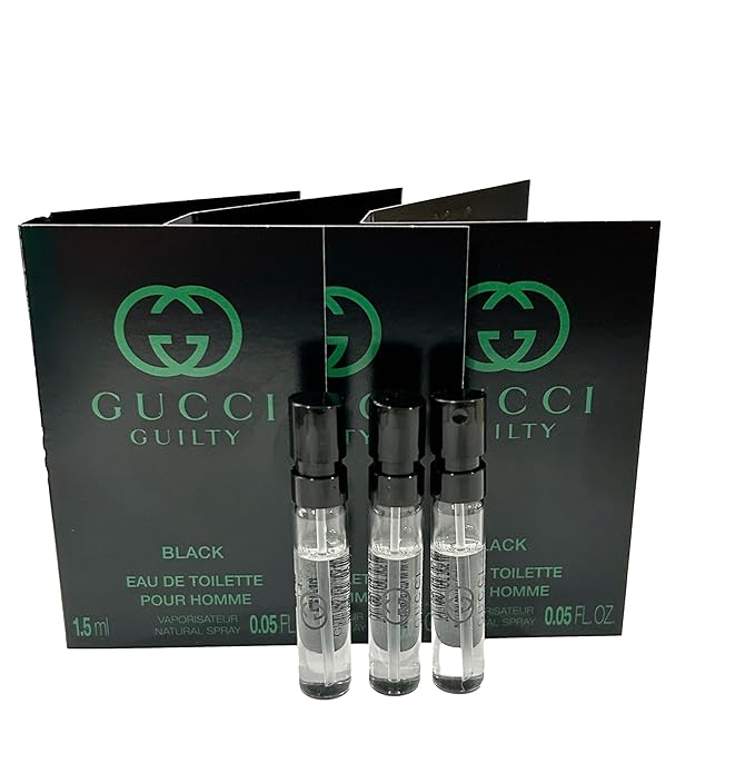 Amazon.com : Gucci Guilty Black Sample Perfume Men EDT Spray Pour Homme ...