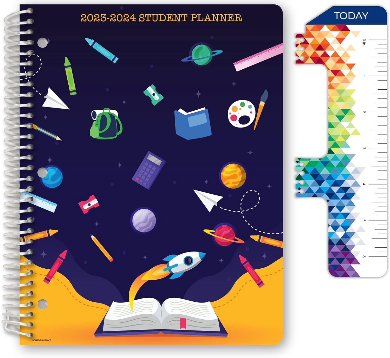 Amazon.com : Global Datebooks Dated Elementary Student Planner for ...