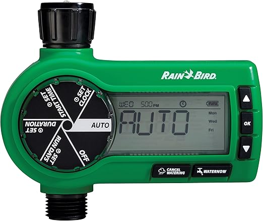 Rain Bird 1ZEHTMR Electronic Hose End Timer, One Zone/Station : Amazon ...