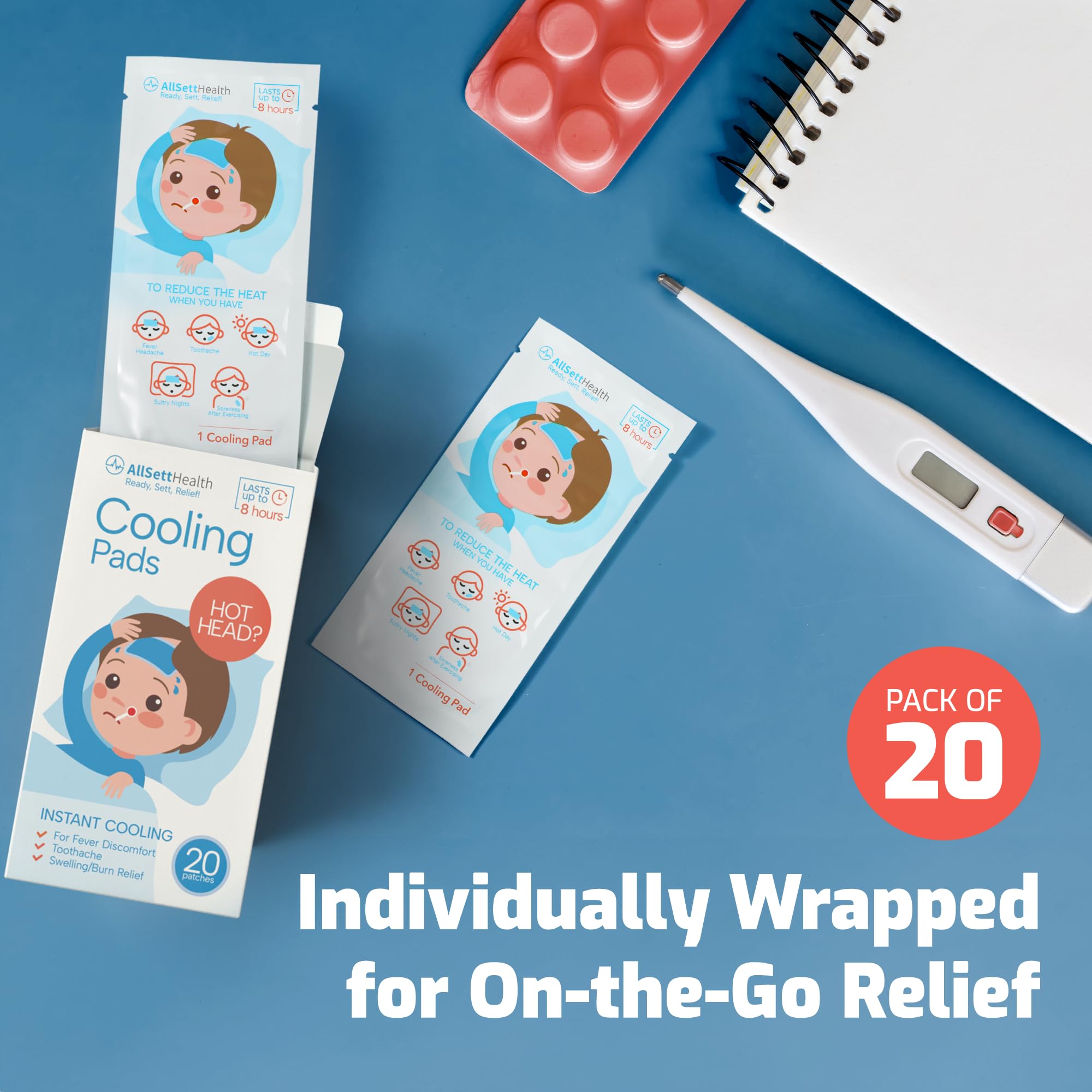 Snapklik.com : Cooling Patches For Kids - Fever Patch For Kids, Mint ...