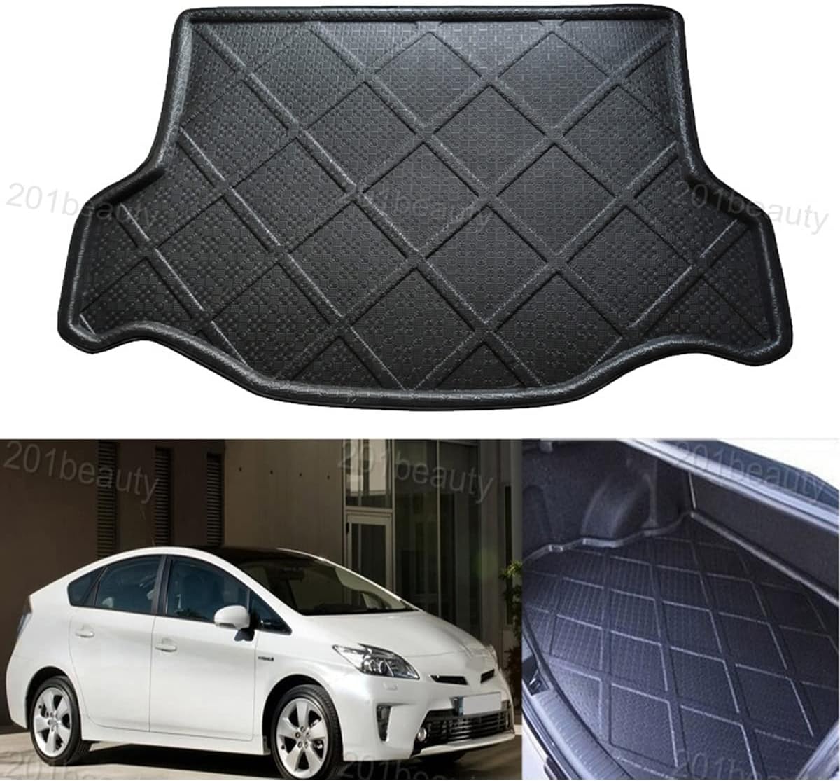 Amazon.com: Car Boot Mat Carpet Cargo Liner Cargo Mat Trunk Liner Tray ...