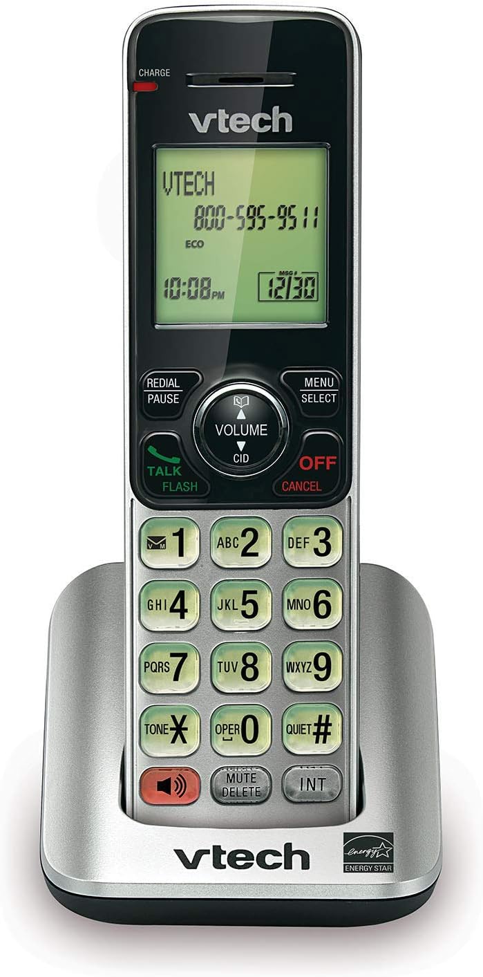 Amazon.com : VTech CS6114 DECT 6.0 Cordless Phone with Caller ID/Call ...