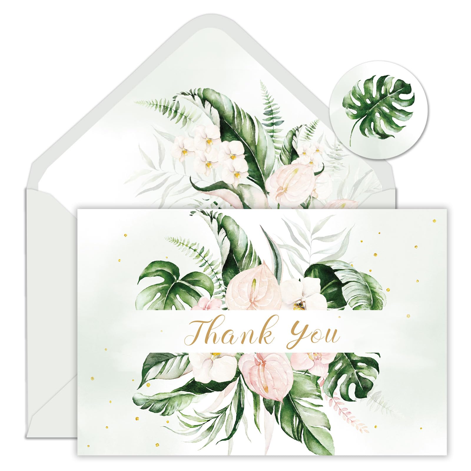 Tropical wedding thank you cards | Beachweddingtips.com