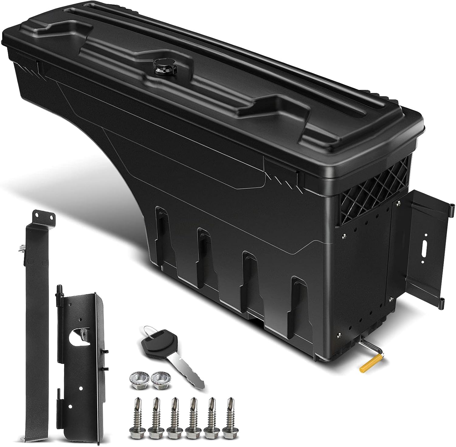 A-Premium Lockable Truck Bed Storage Box Case Tool Box Compatible with ...