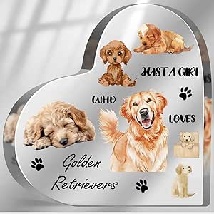 Amazon.com: Golden Retrievers Gifts for Women, Golden Retrievers Lover ...