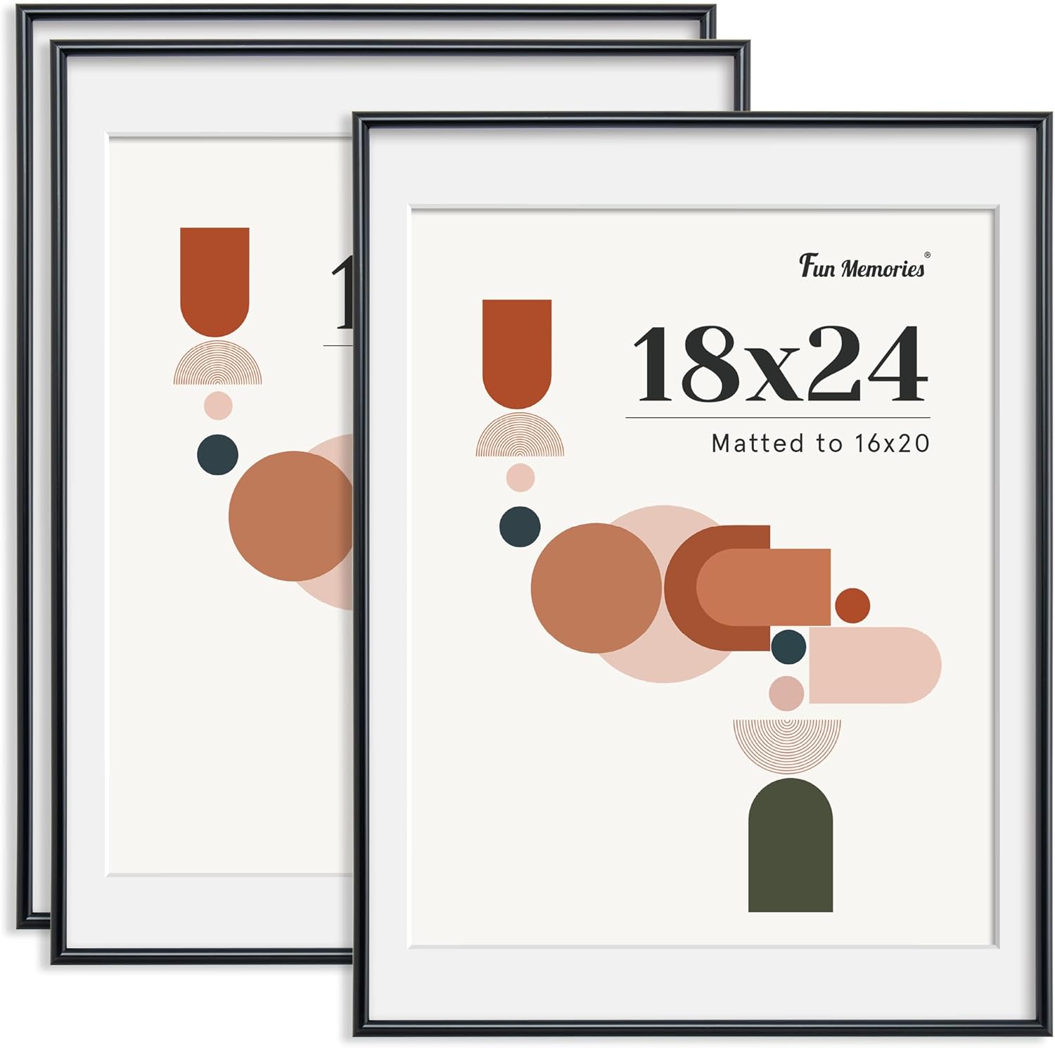 Amazon.com - Fun Memories 18x24 Picture Frame, Display Pictures 16x20 ...