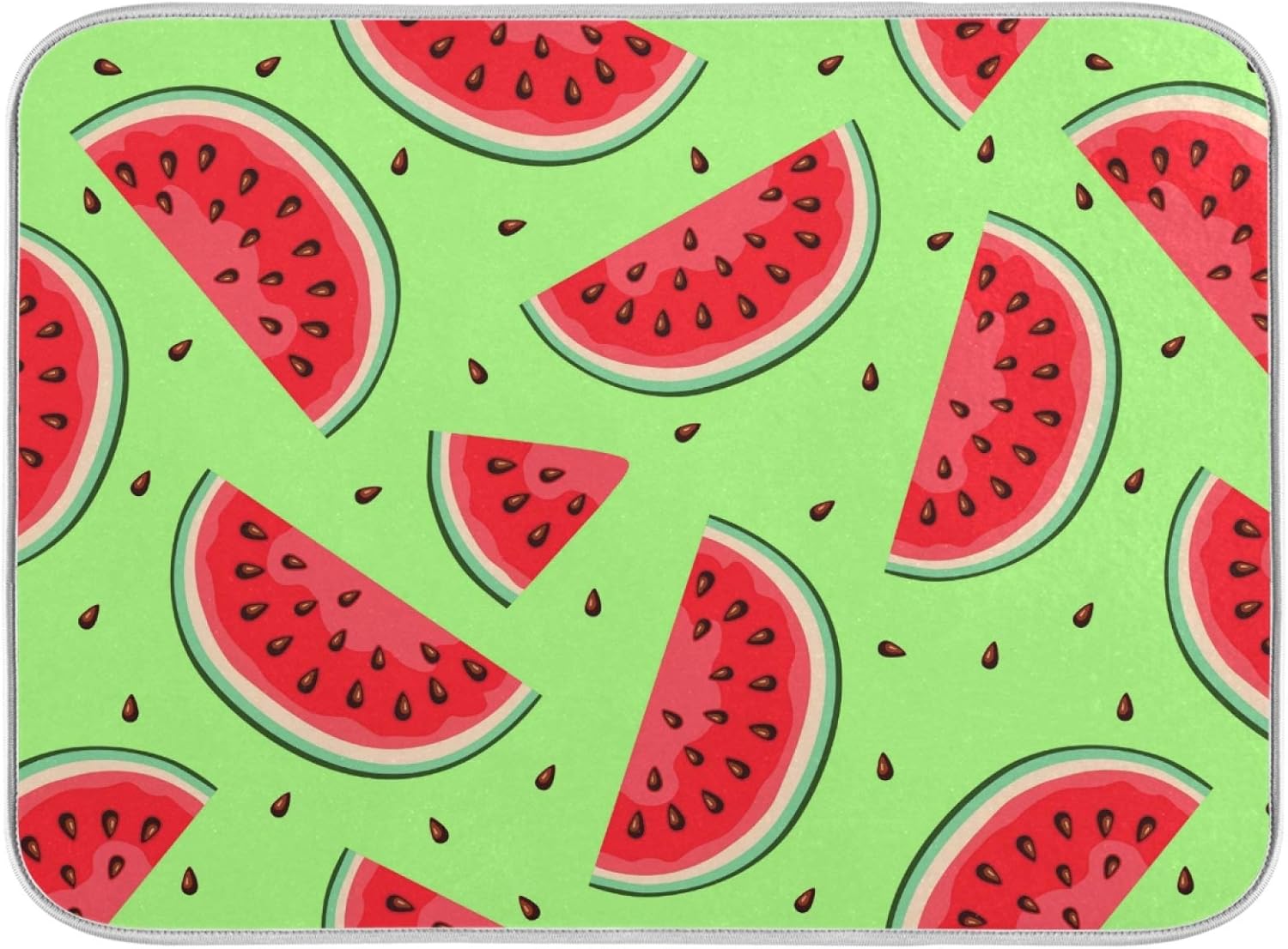 Amazon.com: Summer Watermelon Dish Drying Mats Fruit for Kitchen ...