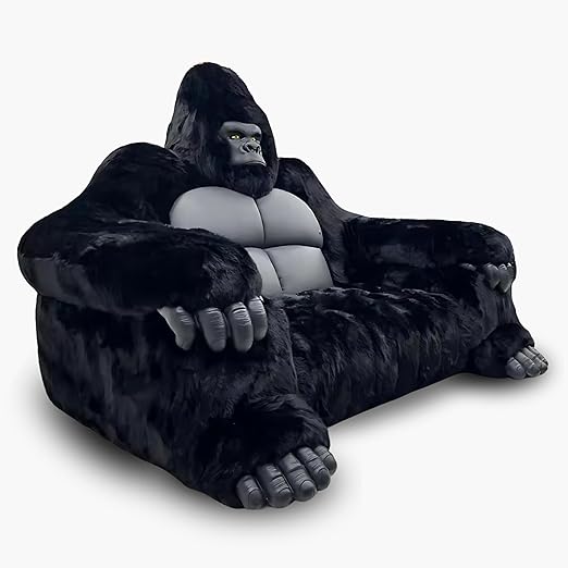Gorilla Sofa with Hands and Toes, Gorilla Shaped Couch Exclusively for ...