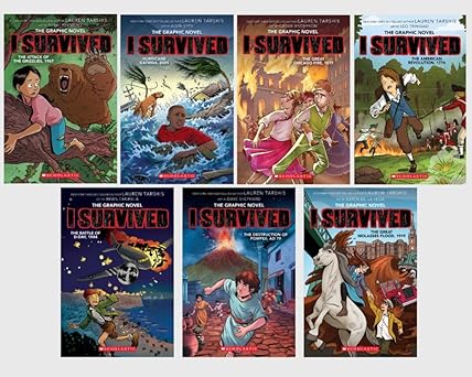 I Survived Graphic Novel Series 7-Book Collection Set (Book 5 to 11) - Lauren Tarshis | Amazon ...