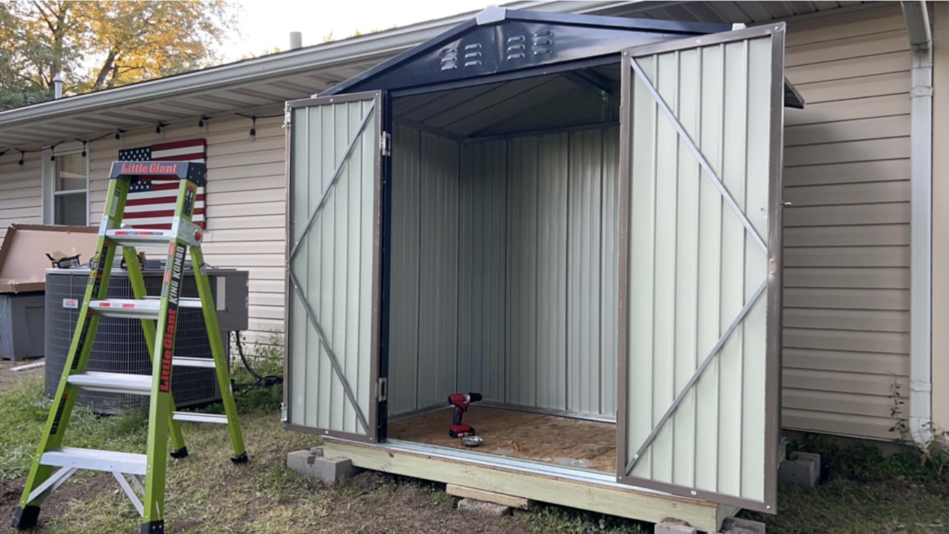 $19/mo - Finance Patiowell 3 x 3 FT Outdoor Storage Shed,Small Garden ...
