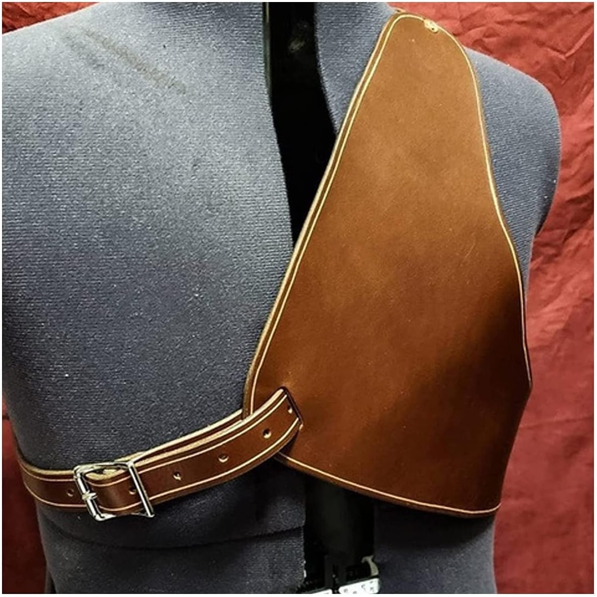 Amazon.com: ZXKYZR8 Steampunk Retro Leather Half Chest Armor, Medieval ...