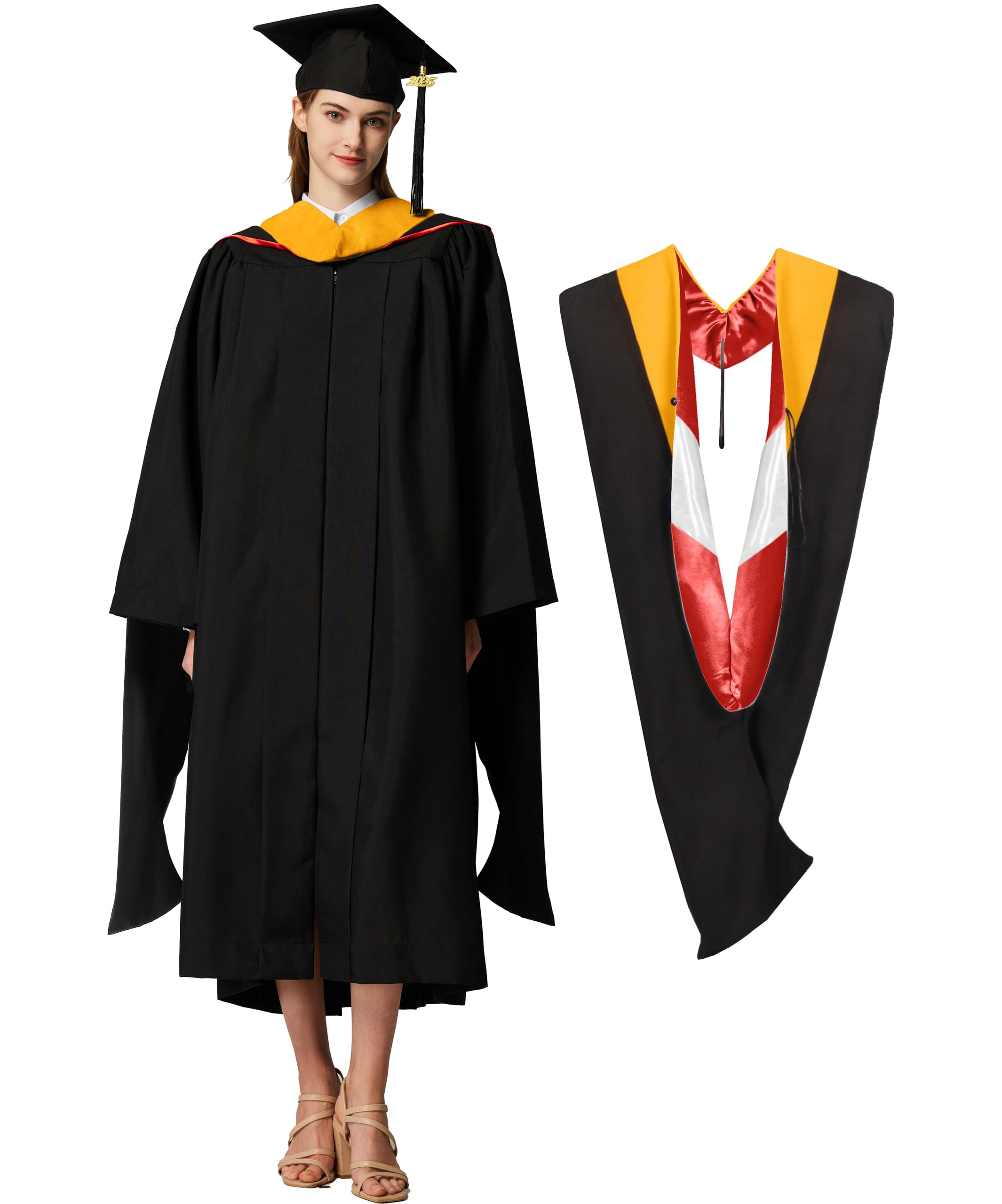Snapklik.com : Master Graduation Gown Cap And Hood Master Regalia
