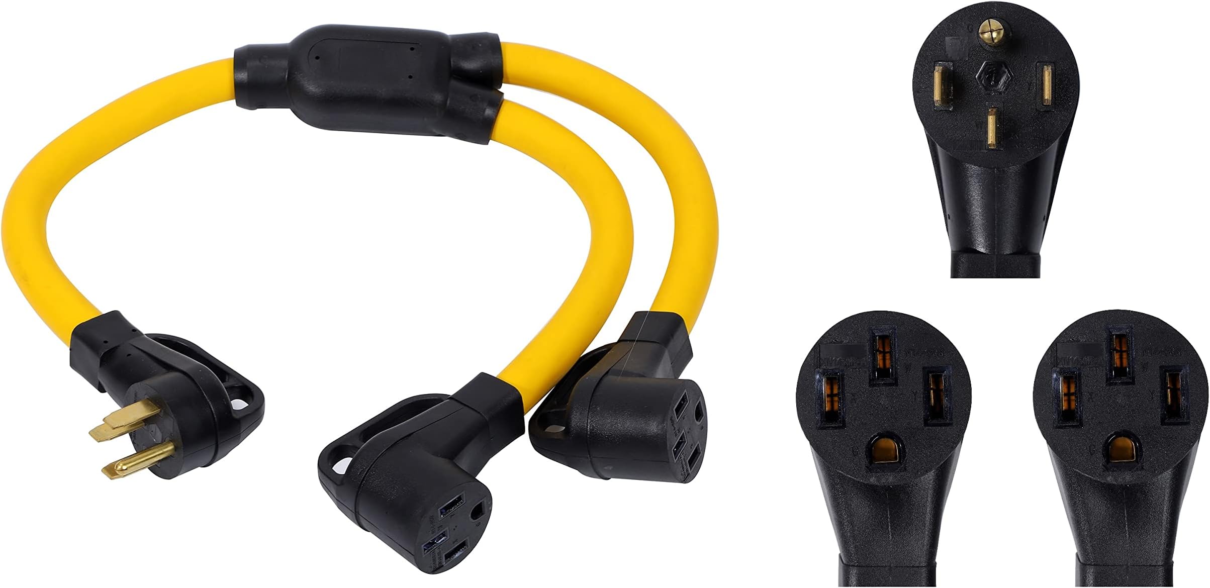 Amazon.com: LAKCZIO 14-50P 4 Prong Splitter, 14-50P Splitter 14-50R ...