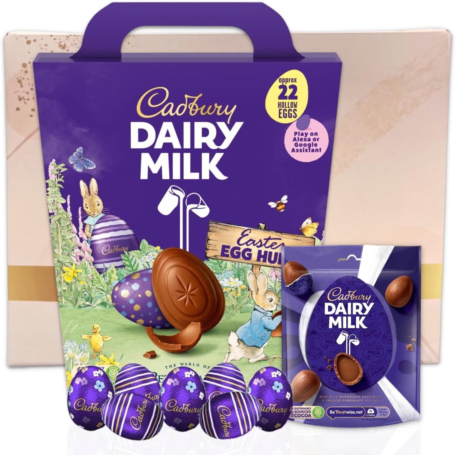 Easter Egg Hunt Chocolate - Cadbury Easter Egg Hunt Pack, 317g with ...