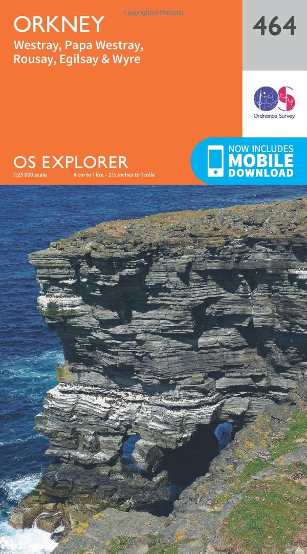 Orkney – Westray, Papa Westray, Rousay, Egilsay & Wyre Map | Ordnance ...