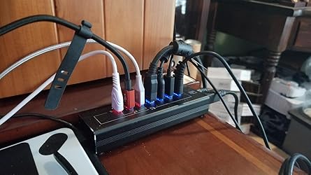 Amazon.com: LATORICE USB Hub Powered, 13 Multi-Port USB Hub with 10 USB ...