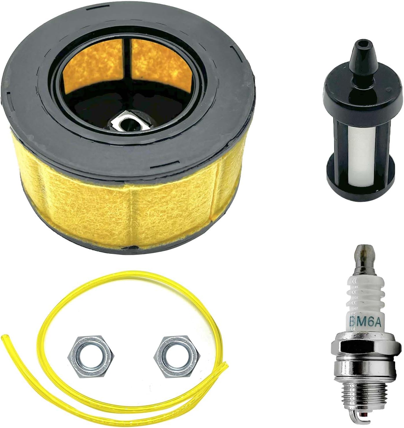 Amazon.com: CSMATEYEAH Air Filter with Spark Plug Fuel Line Fuel Filter ...