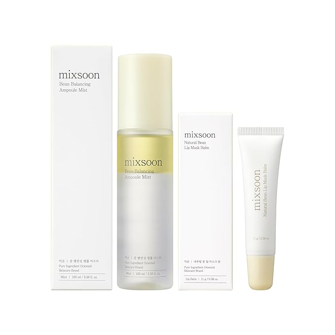 Amazon.com : mixoon Flight SkinCare Routine Set - Bean Ampoule Mist ...