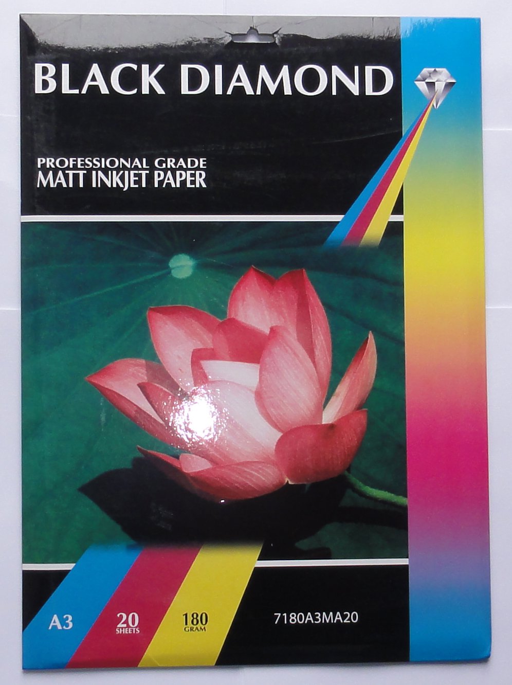 40 Sheets A3 180GSM Black Diamond Single Sided Matte (Matt) Photo Paper ...