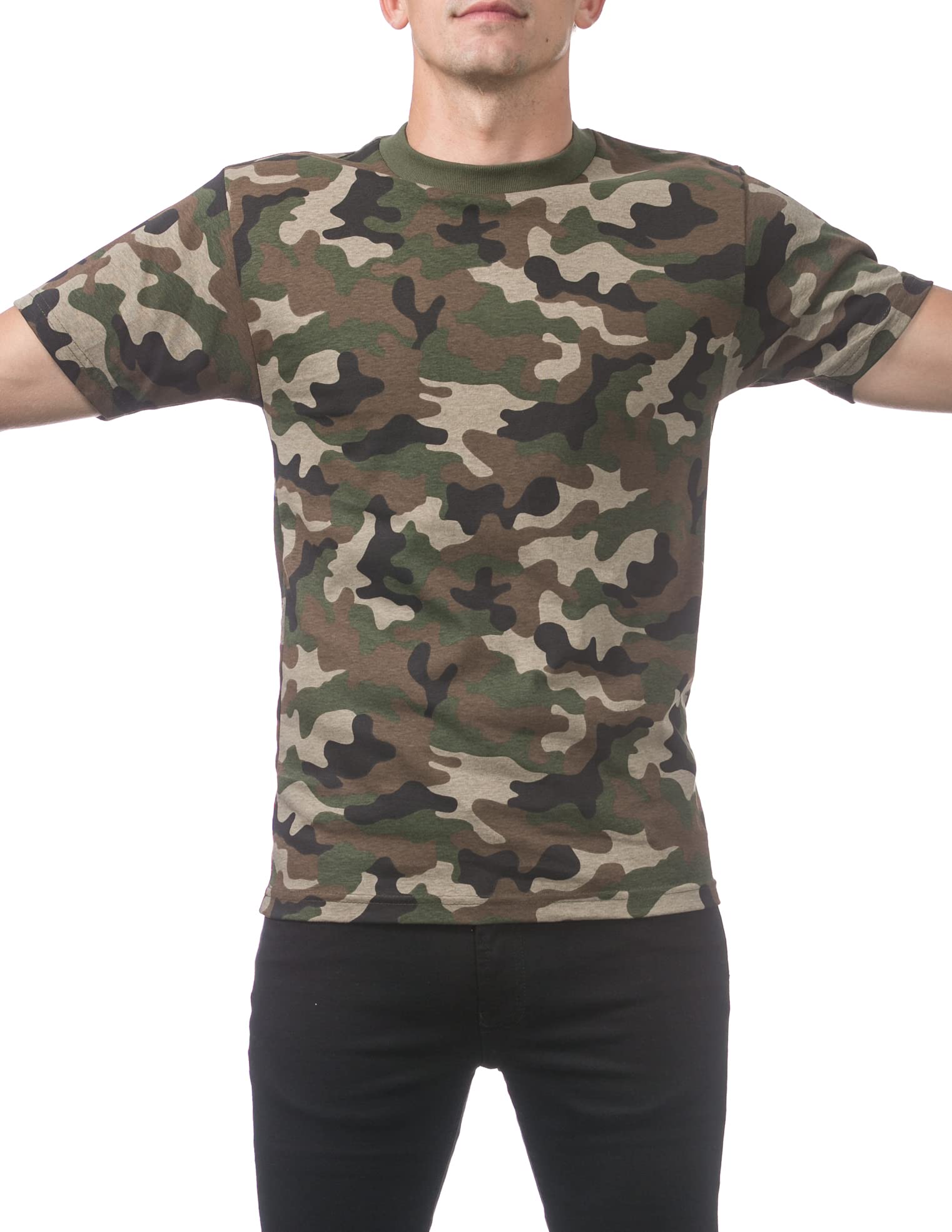 Snapklik.com : Pro Club Mens Comfort Cotton Short Sleeve T-Shirt