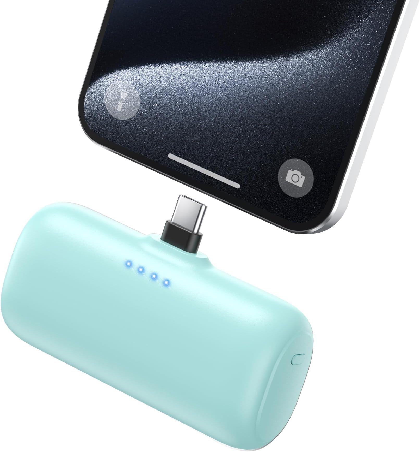 Amazon.com: Meseto Mini Portable Charger 5000mAh, USB C Power Bank ...