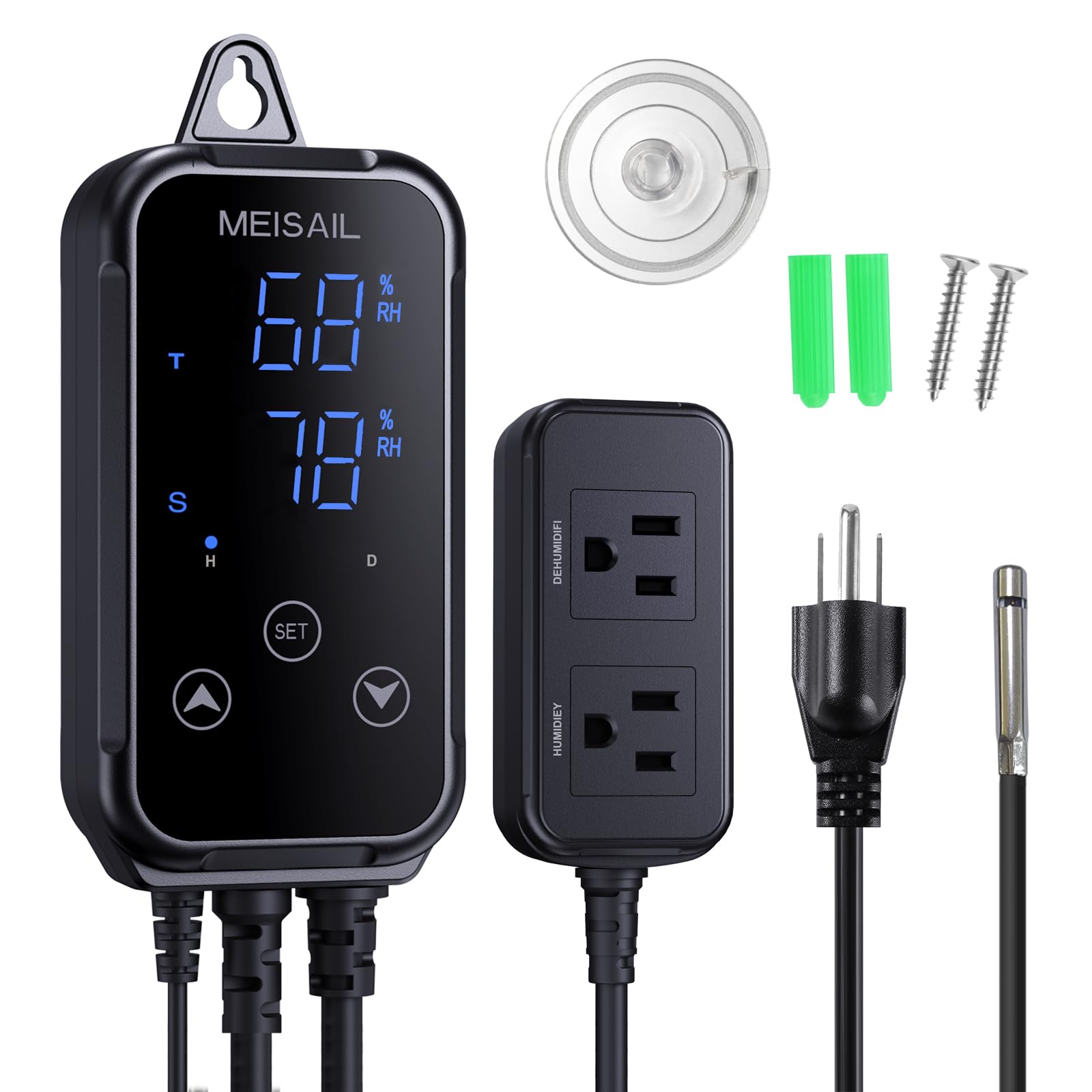 Amazon.com: MEISAIL Humidity Controller Greenhouse Shiitake Mushrooms ...