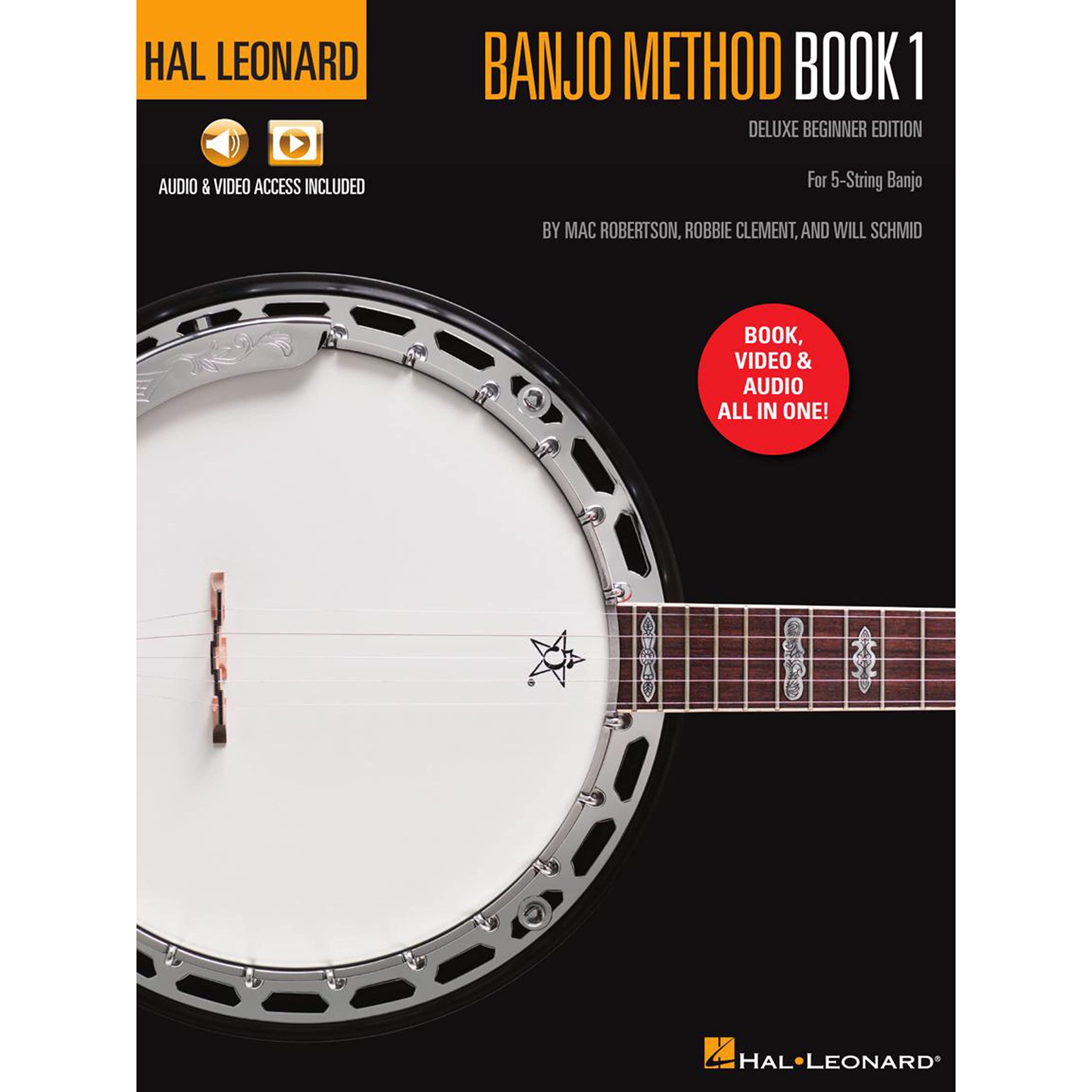 Amazon.com: Hal Leonard Banjo Method Book 1 - Deluxe Beginner Edition ...
