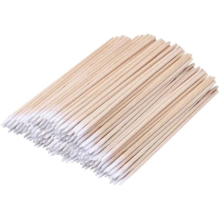 Amazon.com : 600 pcs 4 Inch Pointed Cotton Swabs Precision Microblading ...