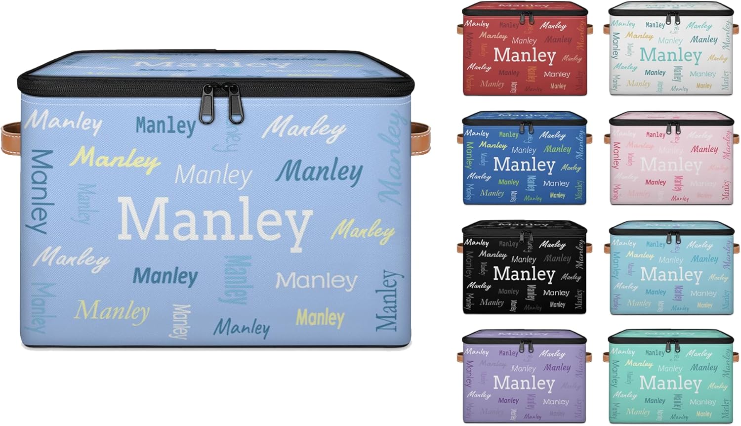 Amazon.com - SPYORBKX Custom Storage Basket with Name, Personalized ...
