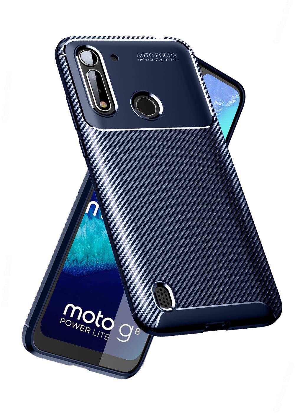 Golden Sand Motorola G8 Power Lite Back Cover Drop Tested Shock Proof ...