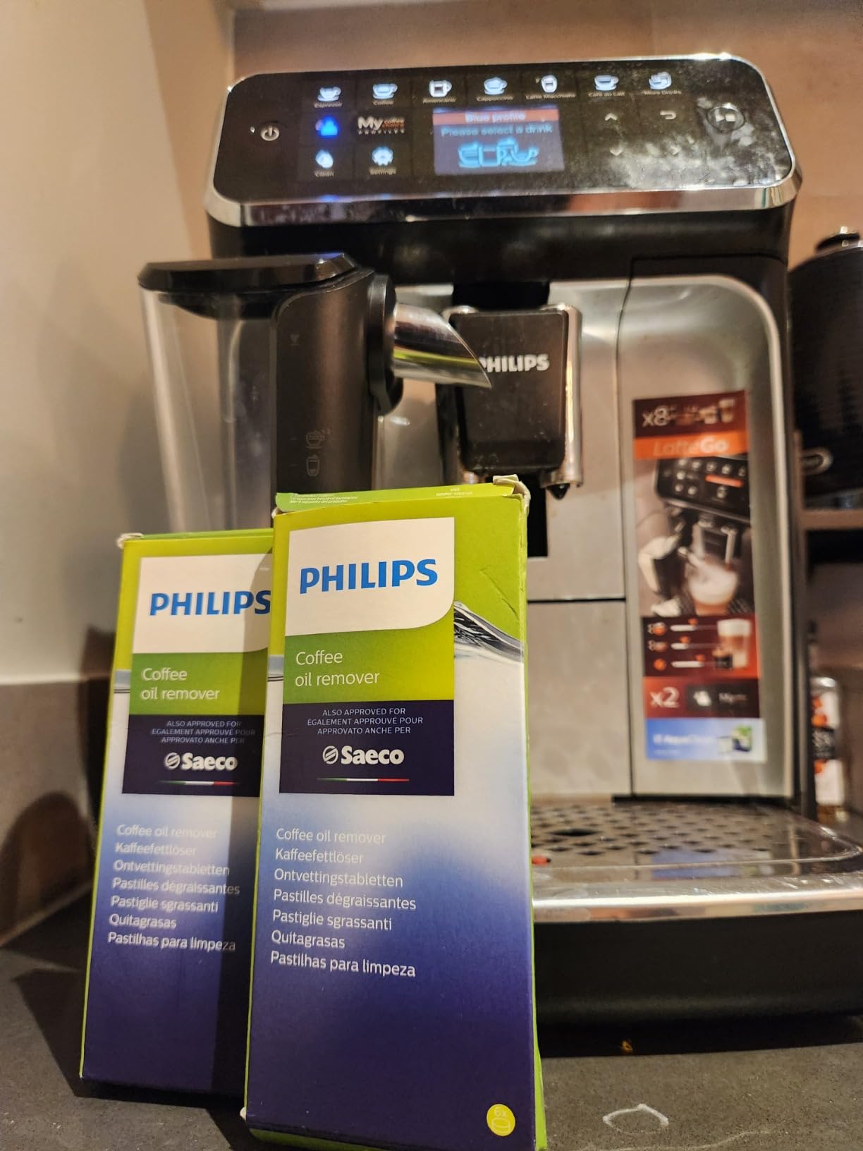 Philips Saeco CA6704/10 Coffee Grease Remover - 6 Tablets of 1.6 g ...
