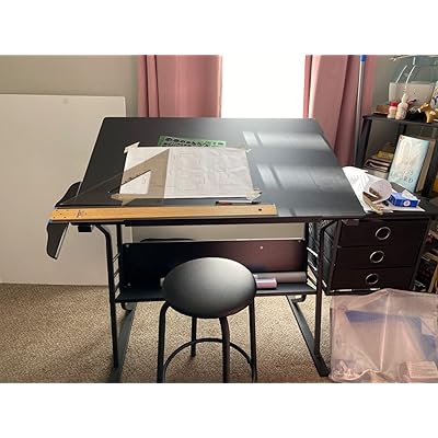 Buy Yaheetech Drafting Table for Adults/Artists, Drawing Desk, Tabletop ...