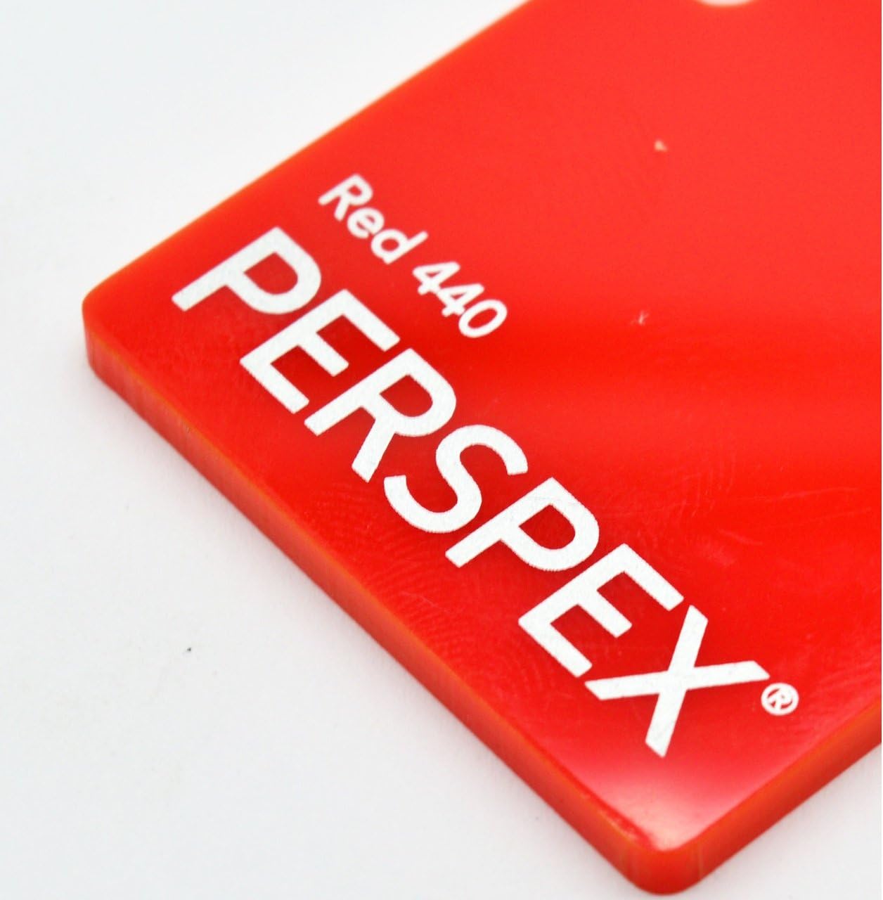 3mm Red Gloss 440 Perspex Cast Acrylic Sheet 100mm x 100mm : Amazon.co ...