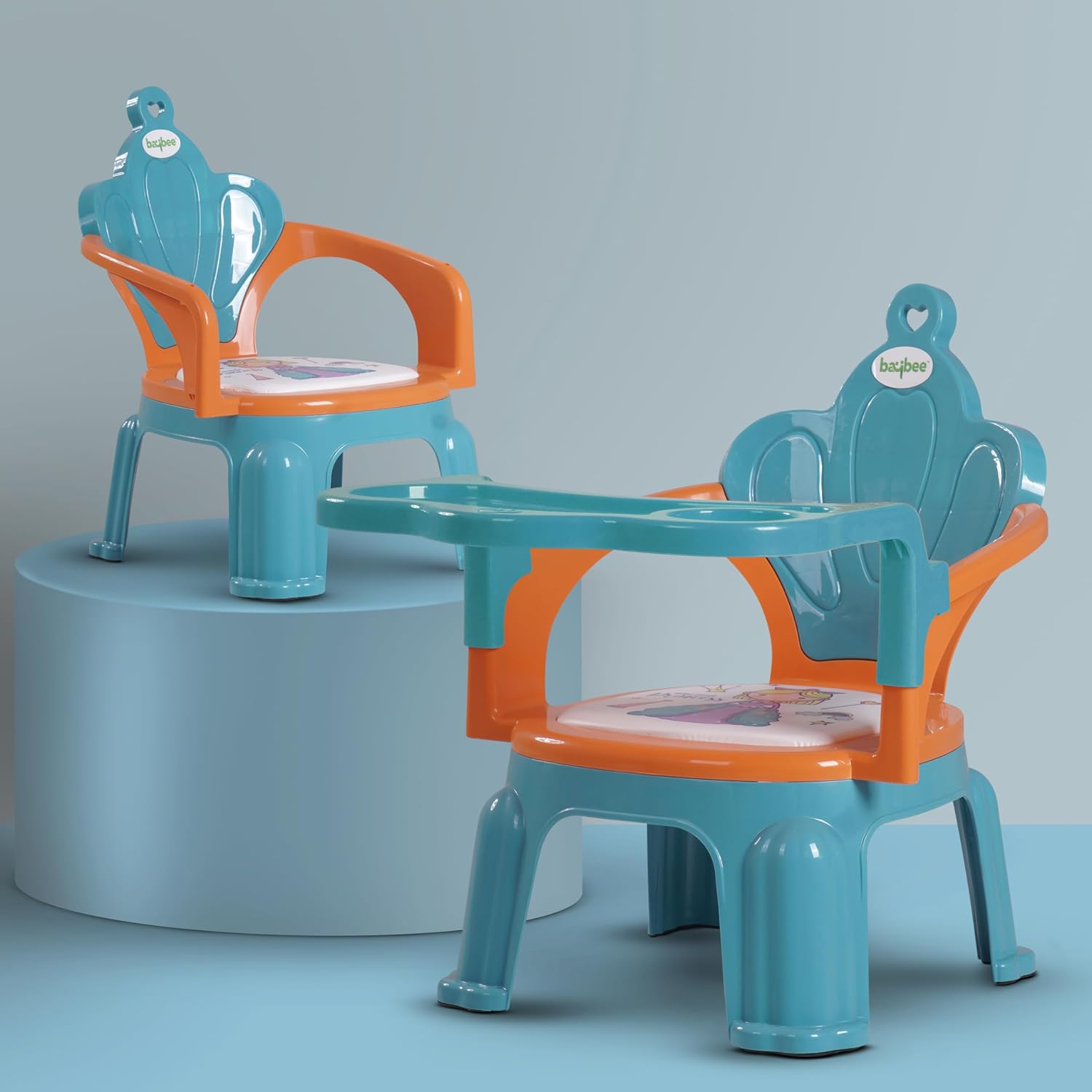 Buy Baybee Emperia Plastic Baby Chair for Kids Study Table Chair with ...