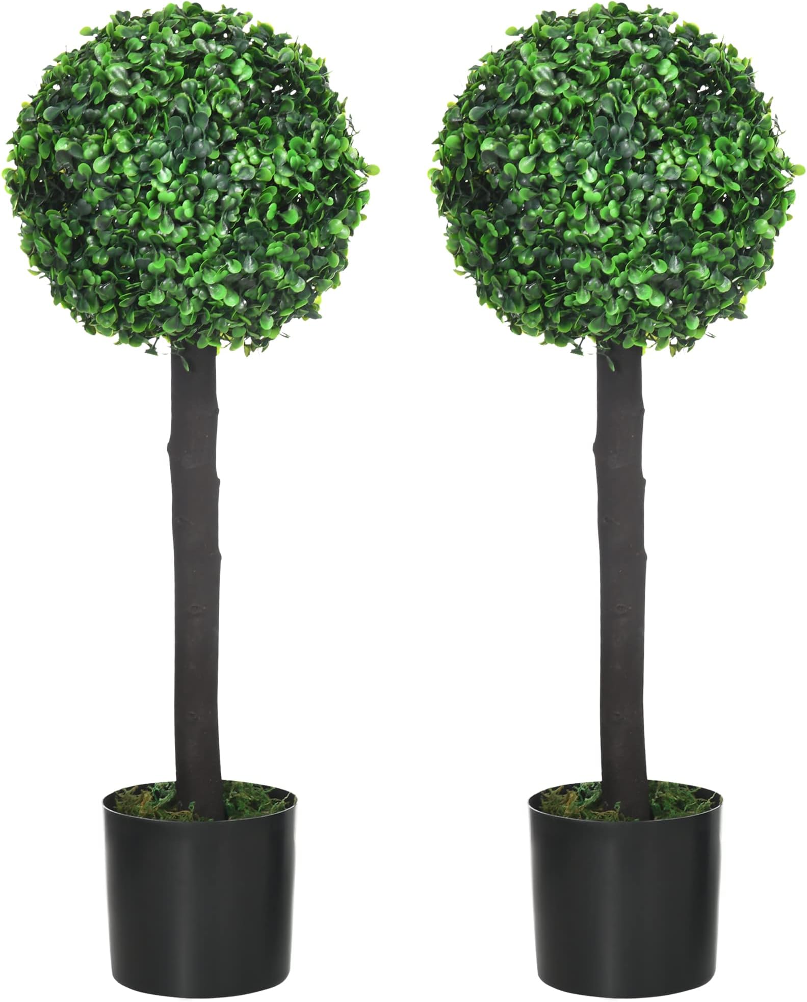 2 X Artificial Trees - 3ft Topiary Ball Trees Topiary Trees : Amazon.co ...