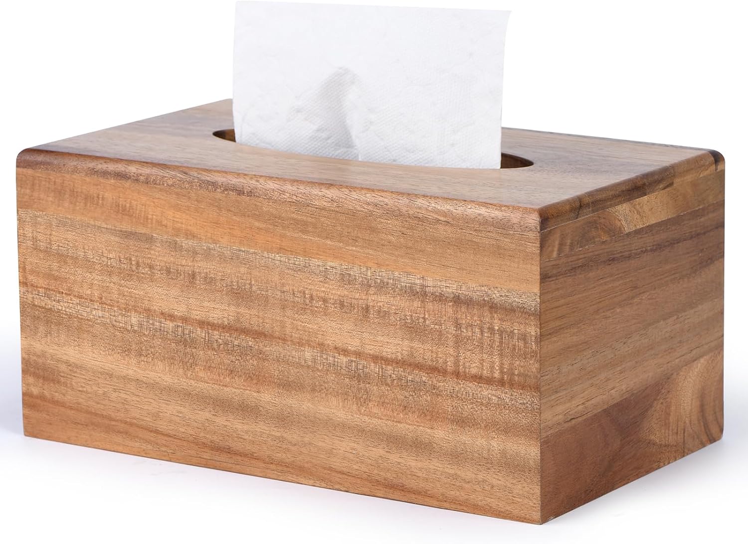 Amazon.com: KYDIFS Tissue Box Cover, Acacia Wood Tissue Box Holder with ...